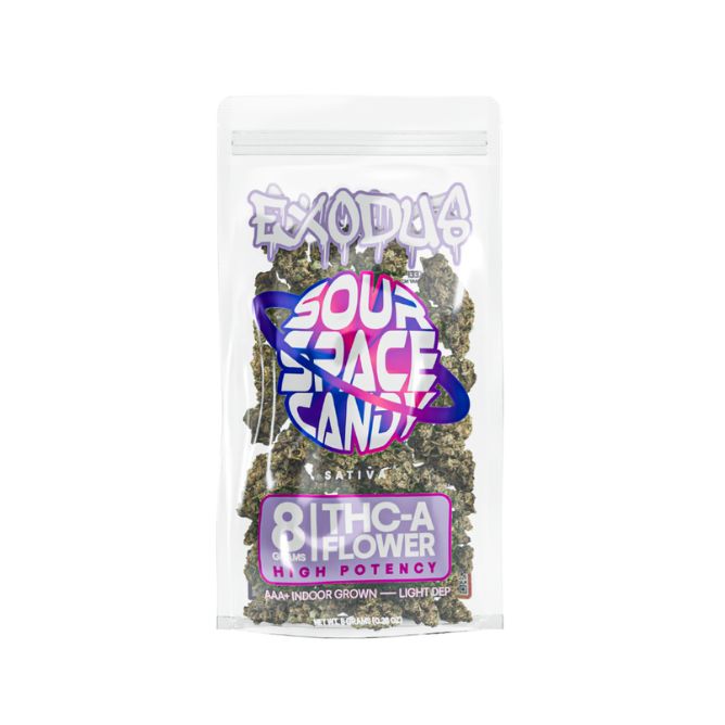 Exodus Indoor THCa Flower Packs 8g | 6 Strains | D8 Super Store